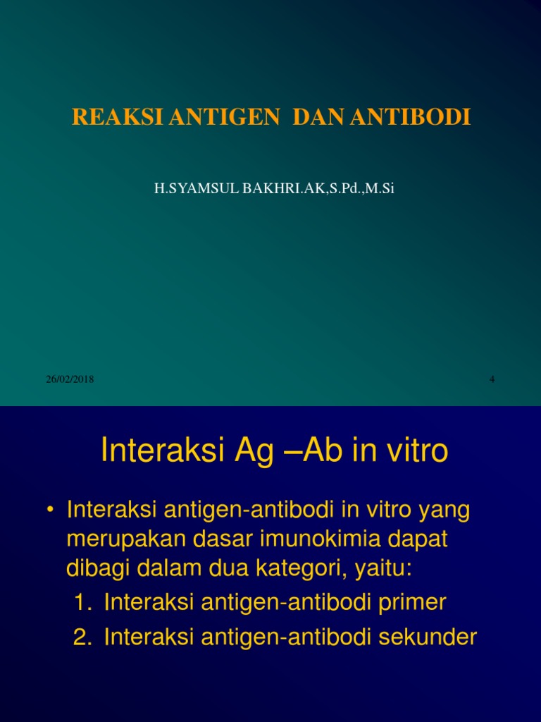 Reaksi Ag Dan Ab | PDF
