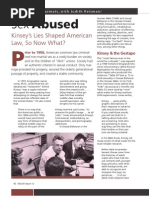 Kinsey's Controversial Child Sexuality Research | PDF | Pedophilia | Orgasm