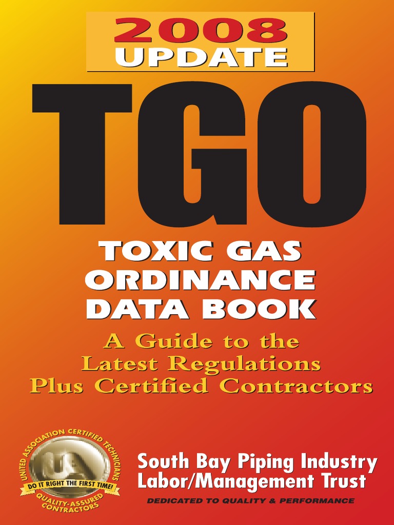 Handbook - TGO Data Book | PDF | Chlorine | Nitrogen