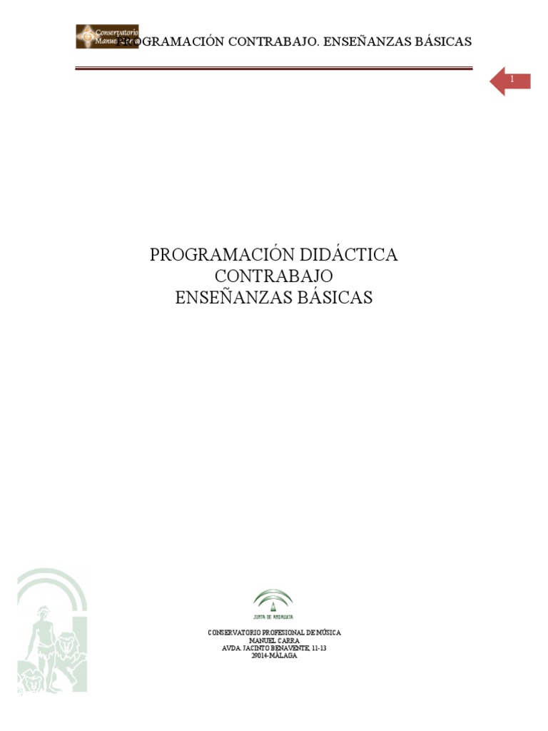 Contrabajo EEBB | PDF | Evaluación | Mano