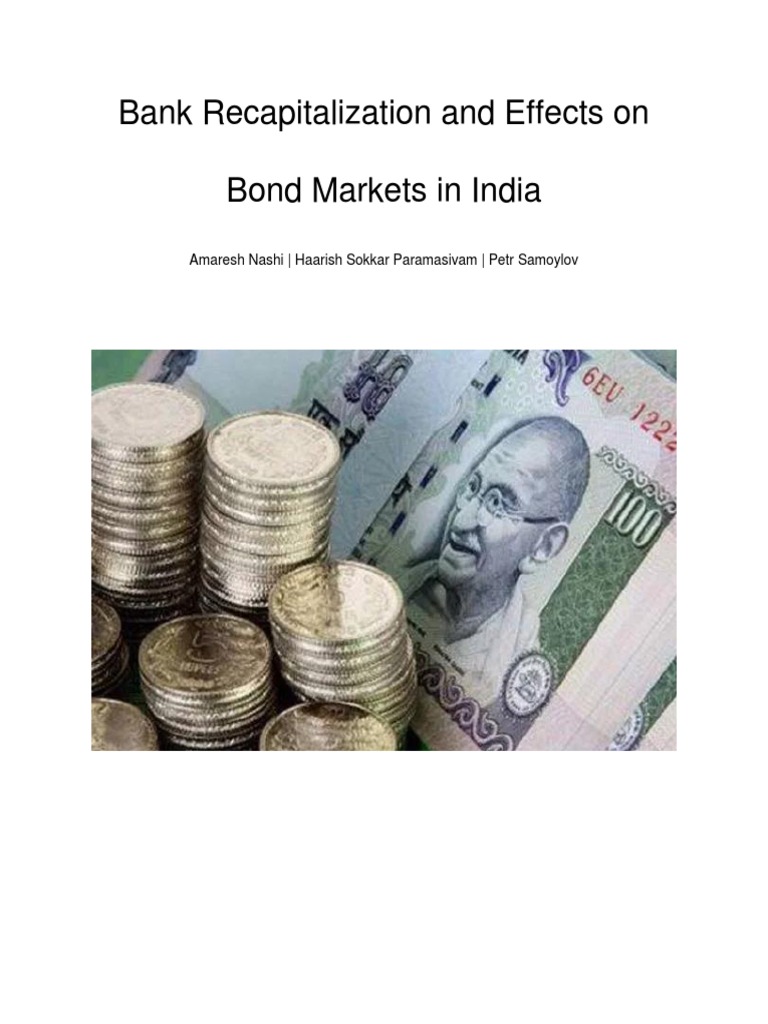 Bank Recapitalization & Bond Markets in India | PDF | Errors And ...