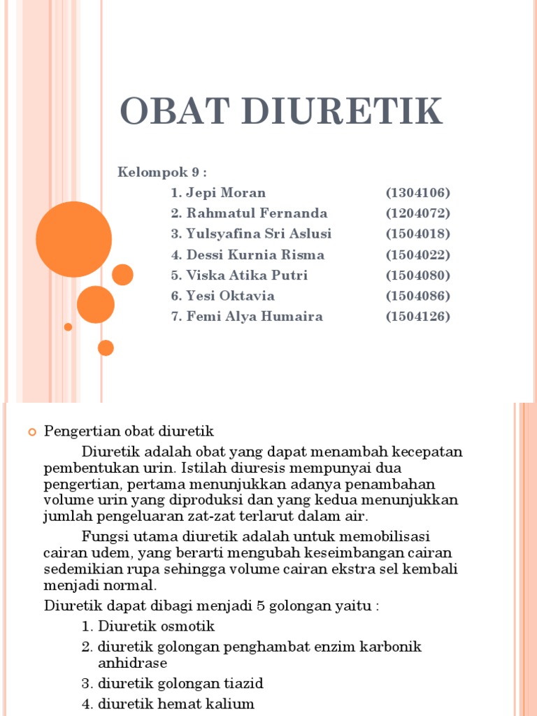 Obat Diuretik | PDF