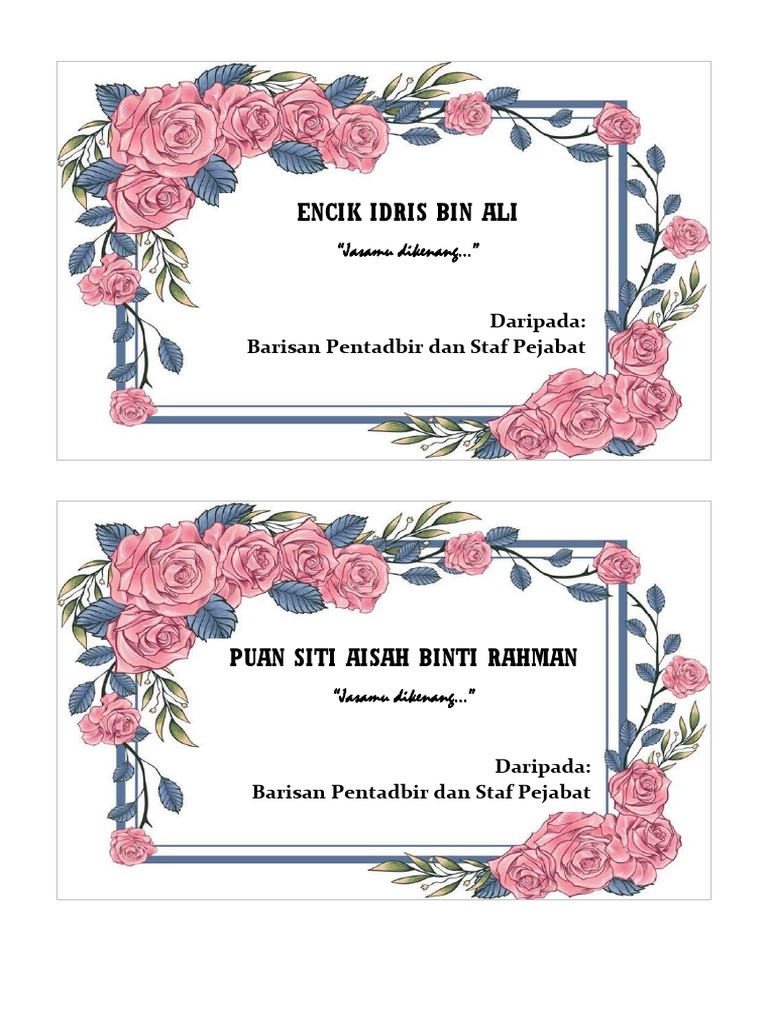 Tagging Hadiah | PDF