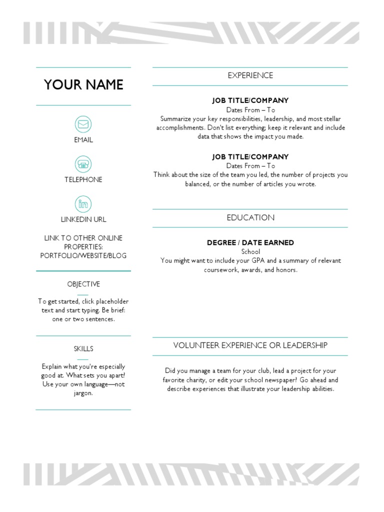 Creative Resume Designed by MOO | PDF