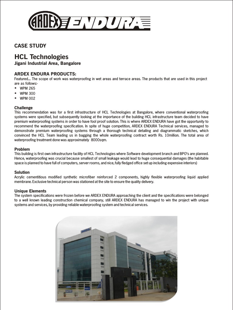 Case Study - HCL Technologies | Download Free PDF | Computing ...