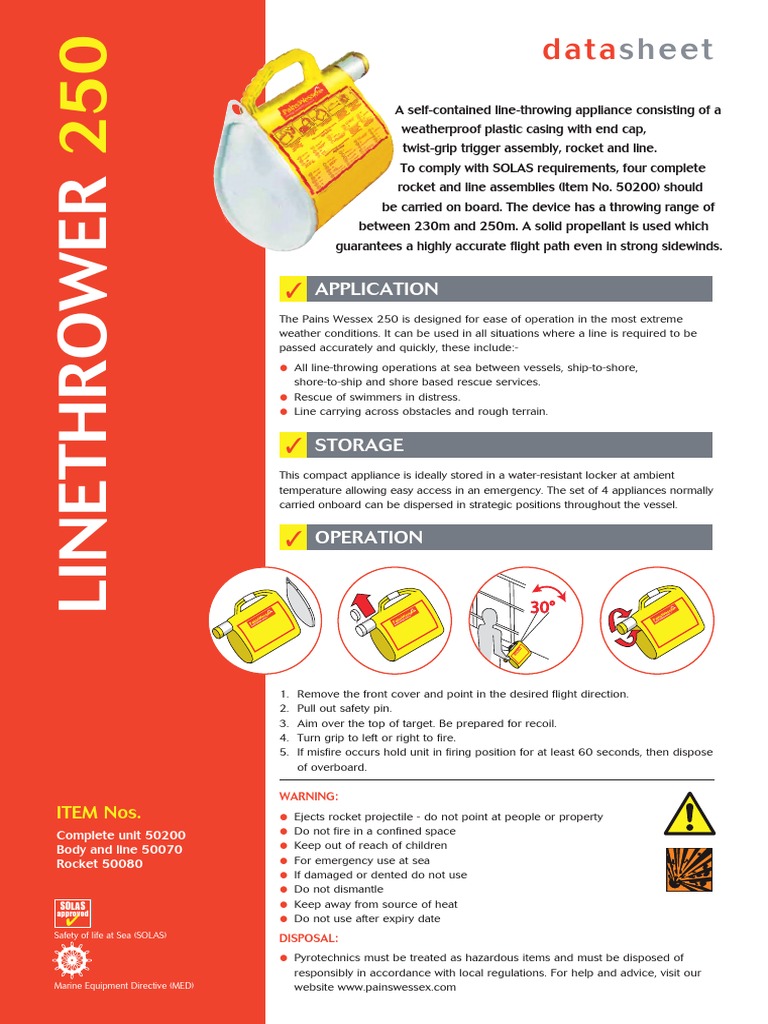 Linethrower 250 Pains Wessex | PDF | Science | Technology (General)