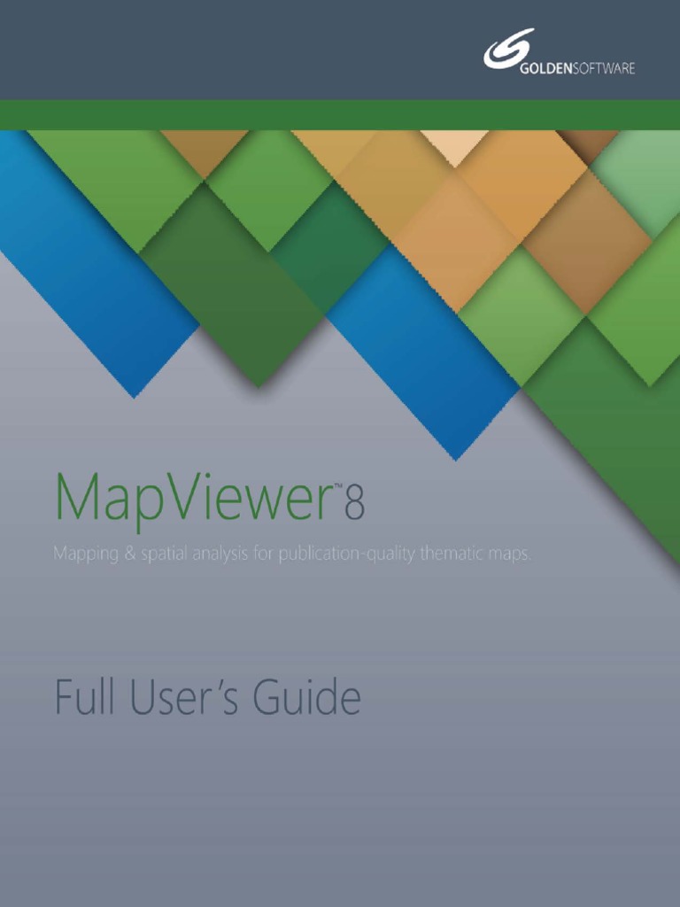 Golden Software MapViewer v8.x - User's Guide (MapViewer8Manual-eBook ...