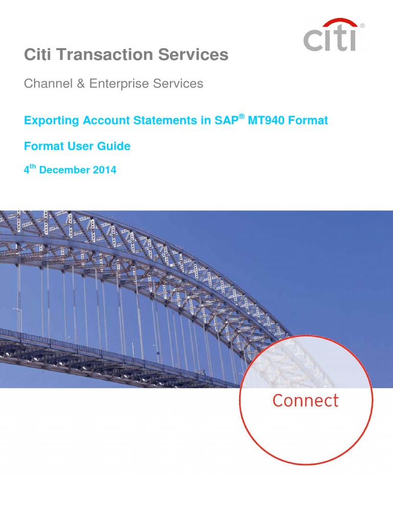 User Guide - Exporting Data in SAP MT940. | PDF | File Format | Debits And Credits