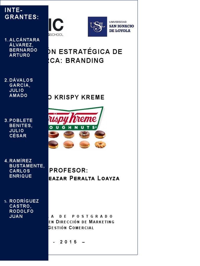 Desarrollo Caso Krispy Kreme | PDF | Producto (Negocio) | Marketing