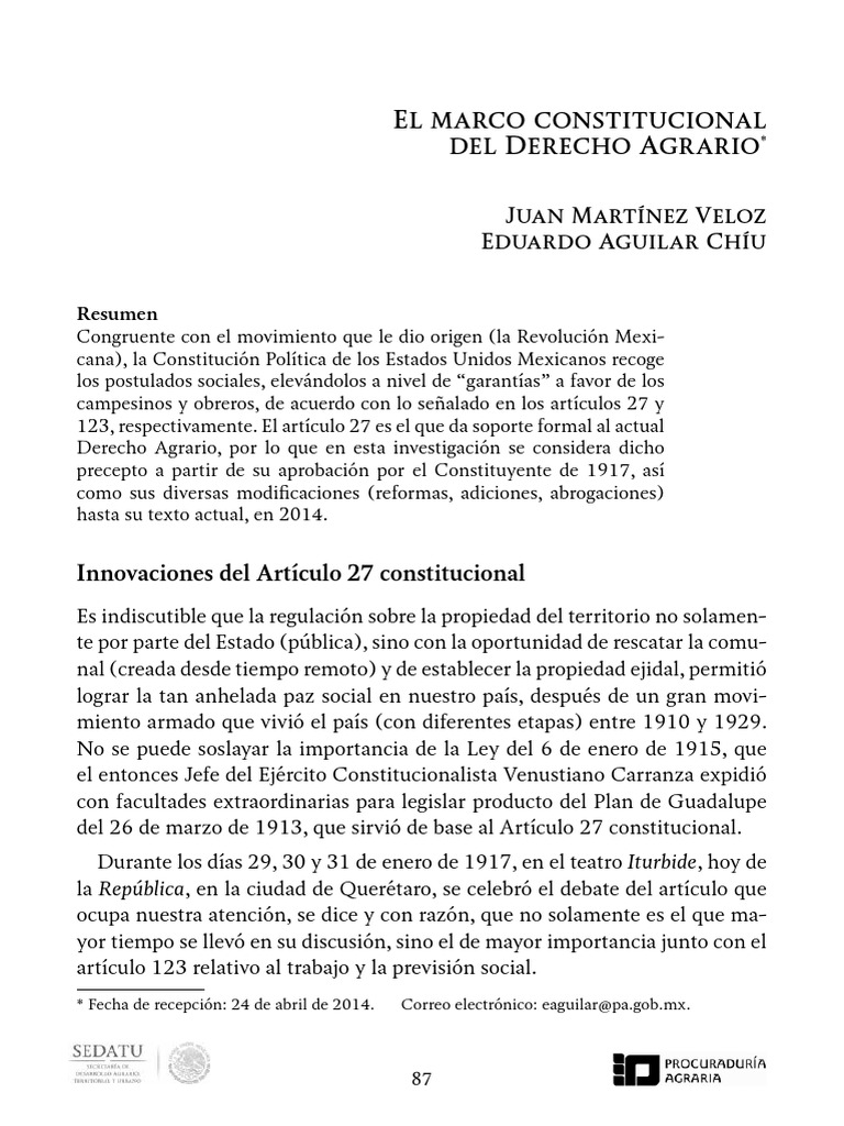 El Marco Constitucional | PDF | Constitución | Propiedad