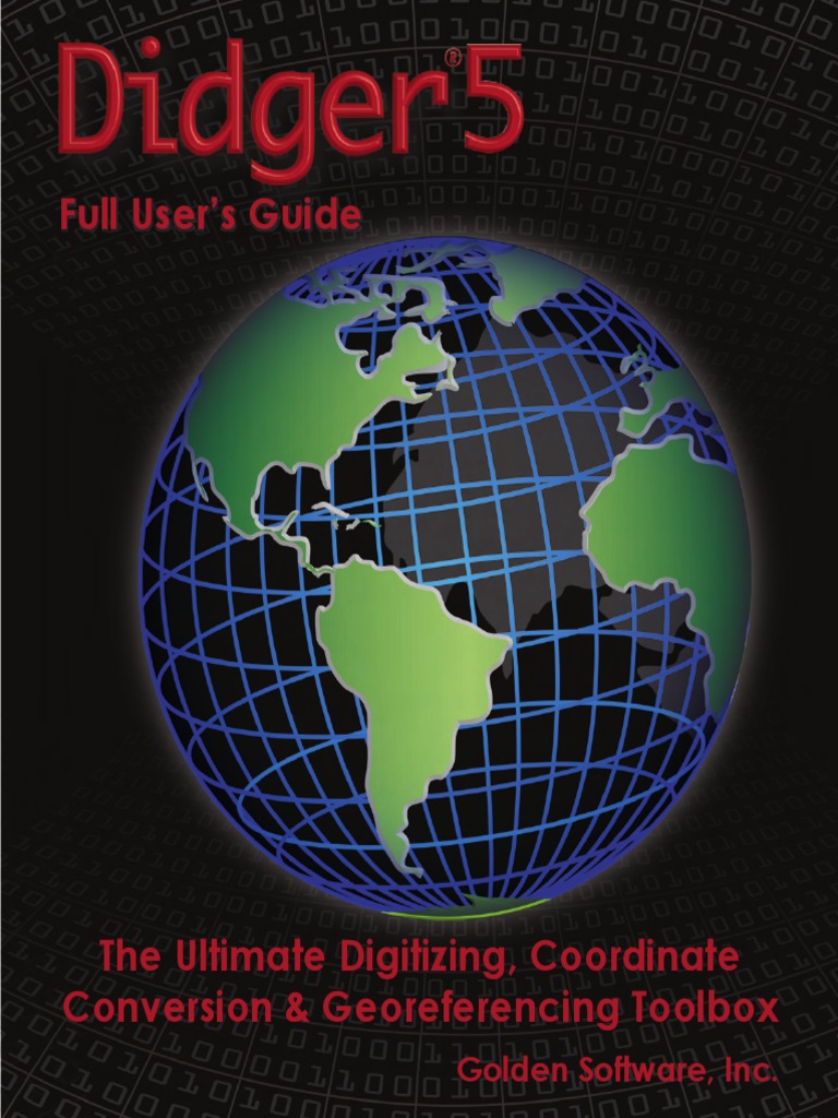 Golden Software Didger v5.x - User's Guide (Didger5FullGuide-eBook ...