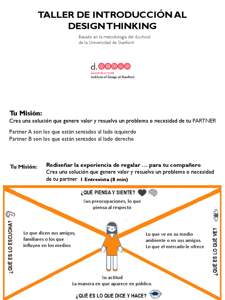 Ejercicio Design Thinking | PDF | Cognición | Ciencia cognitiva