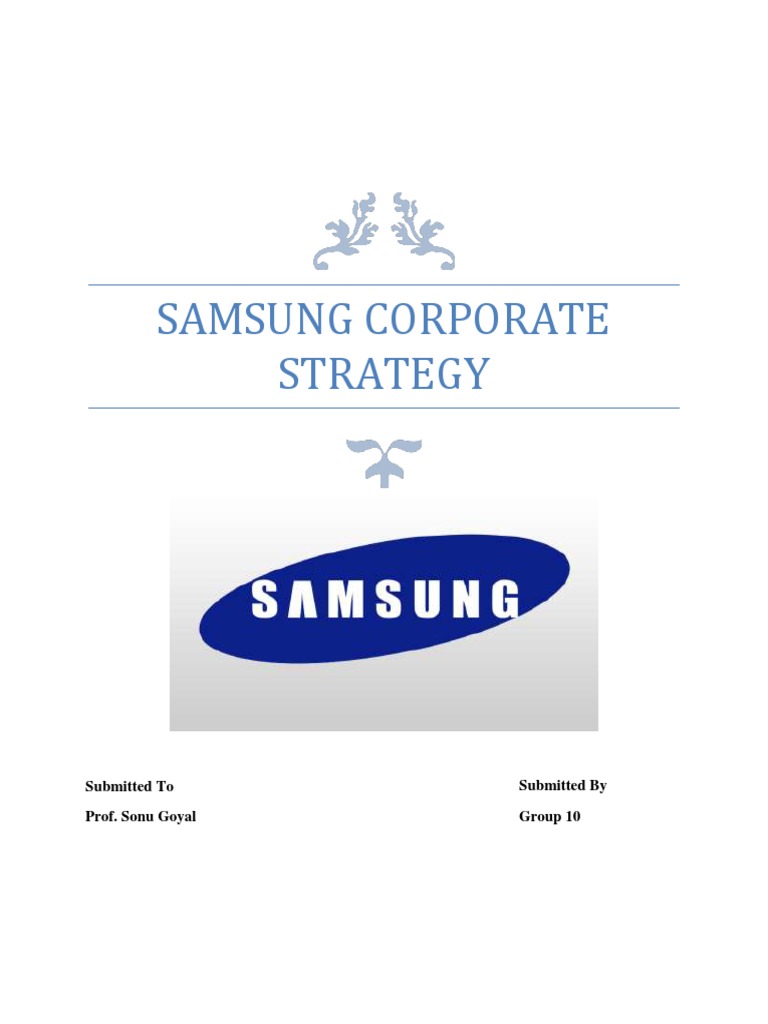 Samsung Corporate Strategy | PDF | Samsung | Mergers And Acquisitions