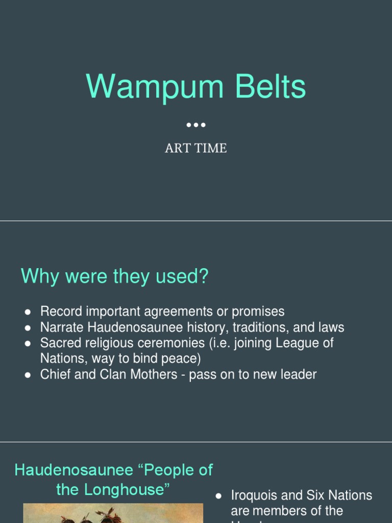 Wampum Belts | PDF