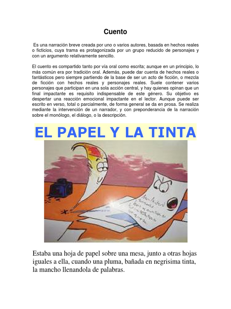 Cuento | PDF | Enigma | Cuentos