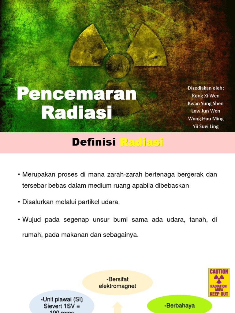 Pencemaran Radiasi | PDF