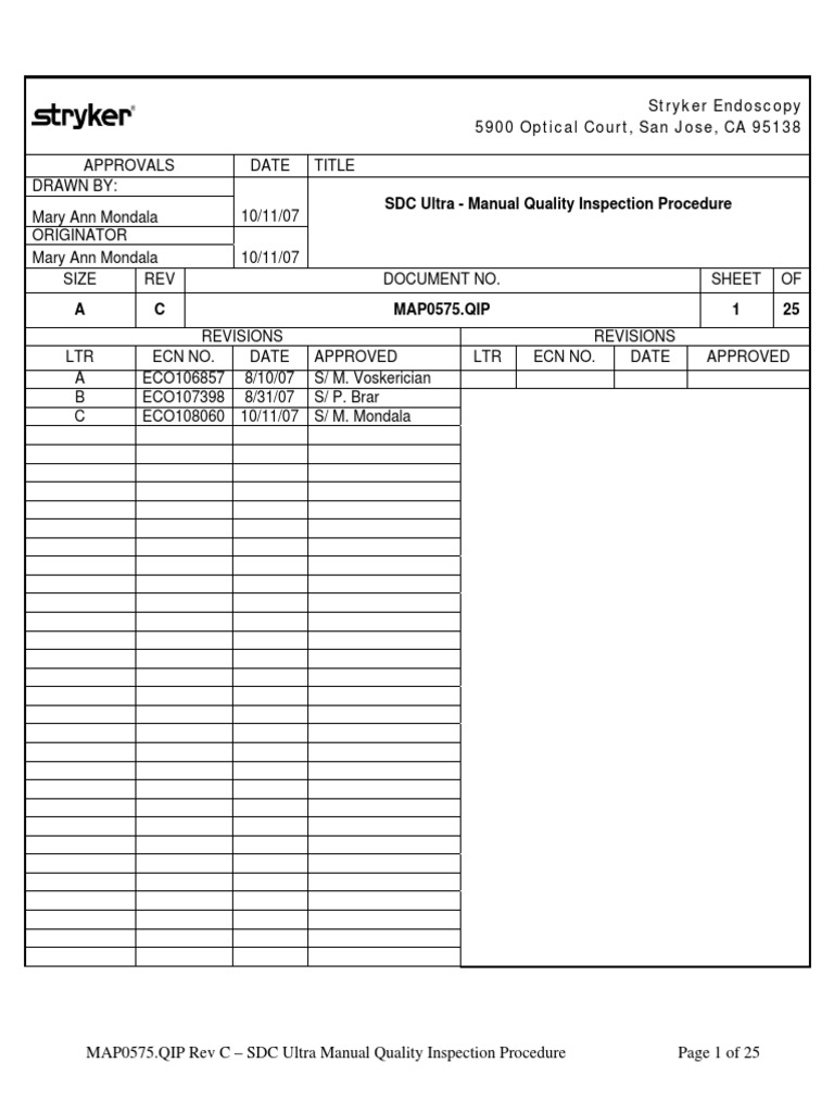 SDC Ultra Quality Inspection Procedure | PDF | Video | Computer Monitor
