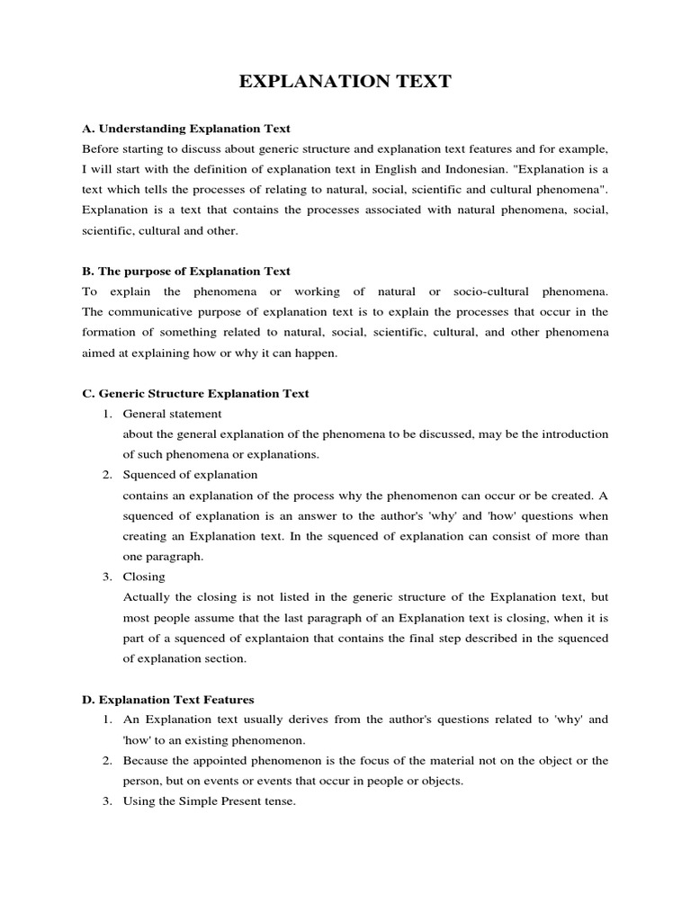 Contoh Text Explanation