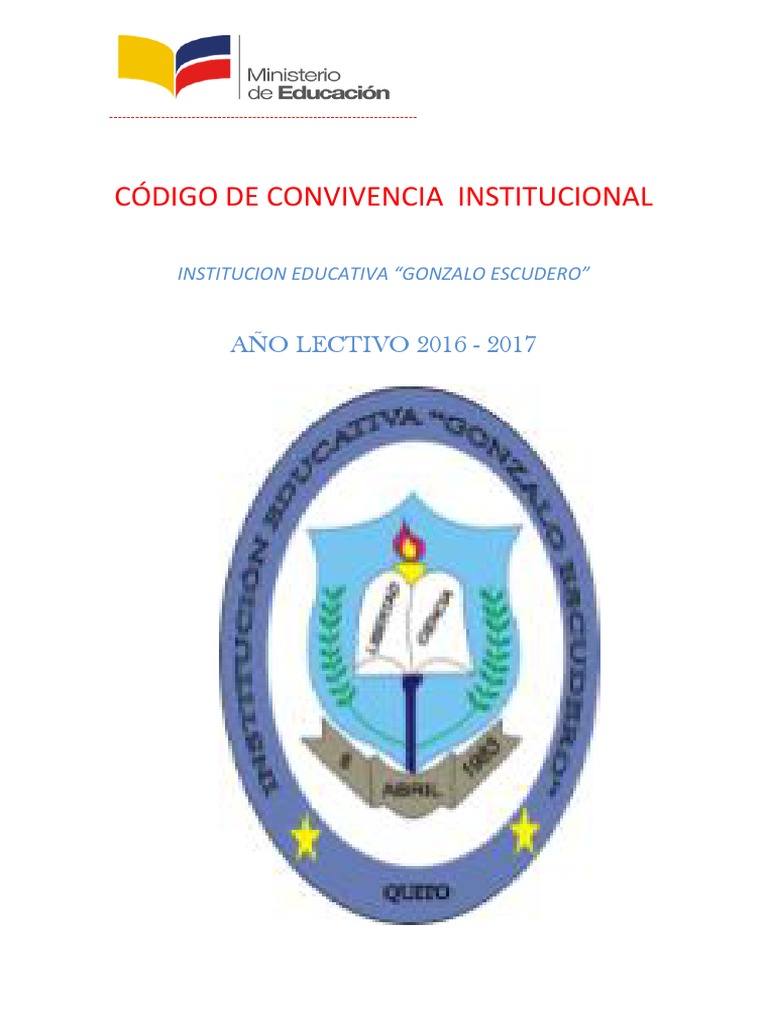 Codigo De Convivencia 2017 Pdf Institución Democracia
