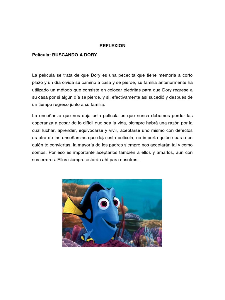 Buscando A Dory | PDF