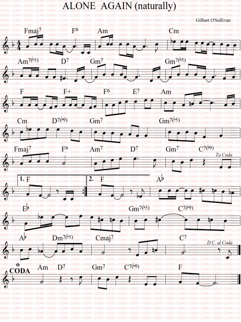 Gilbert O'Sullivan - Alone Again Naturally | Songs Written | Free 30 ...