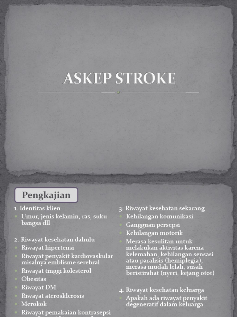 Askep Stroke | PDF