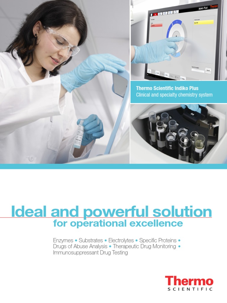 1007435MTL - Indiko Plus Brochure | PDF | Automation | Reagent
