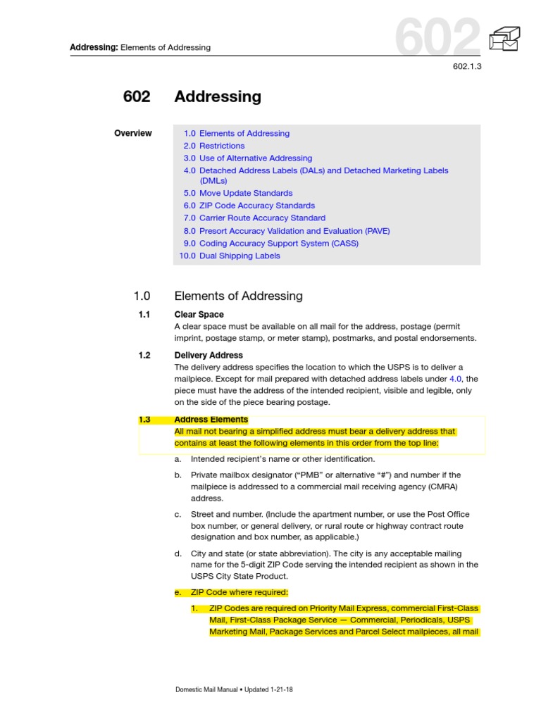 Addressing Elements: A Comprehensive Guide to the Standards and ...