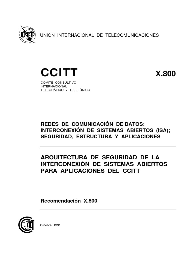 ISO 7498-2 Esp PDF | Descargar gratis PDF | Clave (criptografía ...
