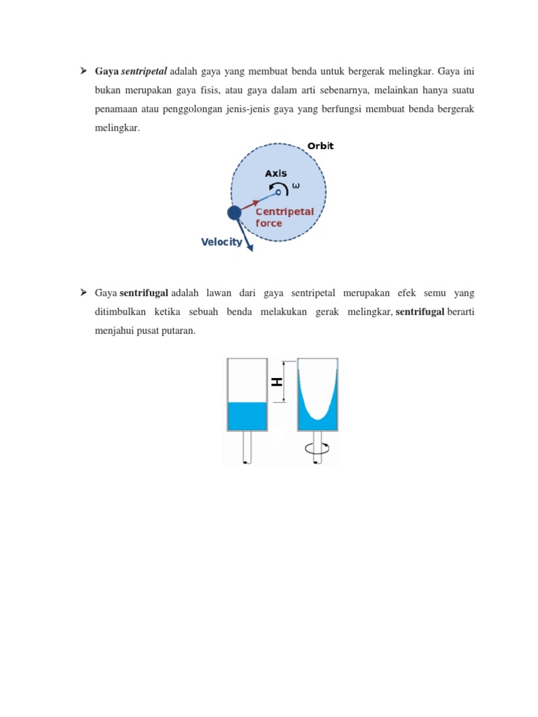 Gaya Sentrifugal | PDF