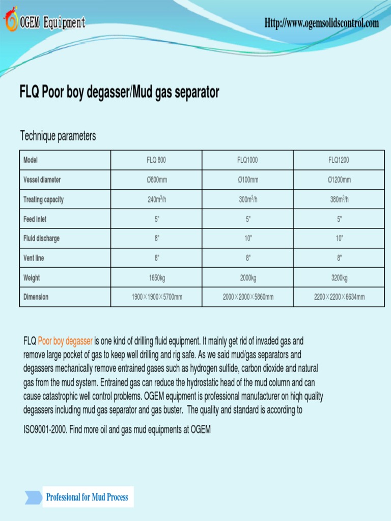 Poor Boy Degasser | PDF | Gases | Chemical Engineering