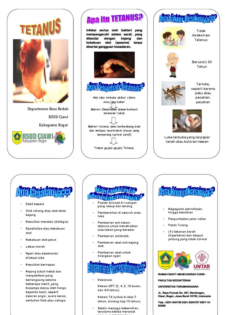 Leaflet Tetanus | PDF