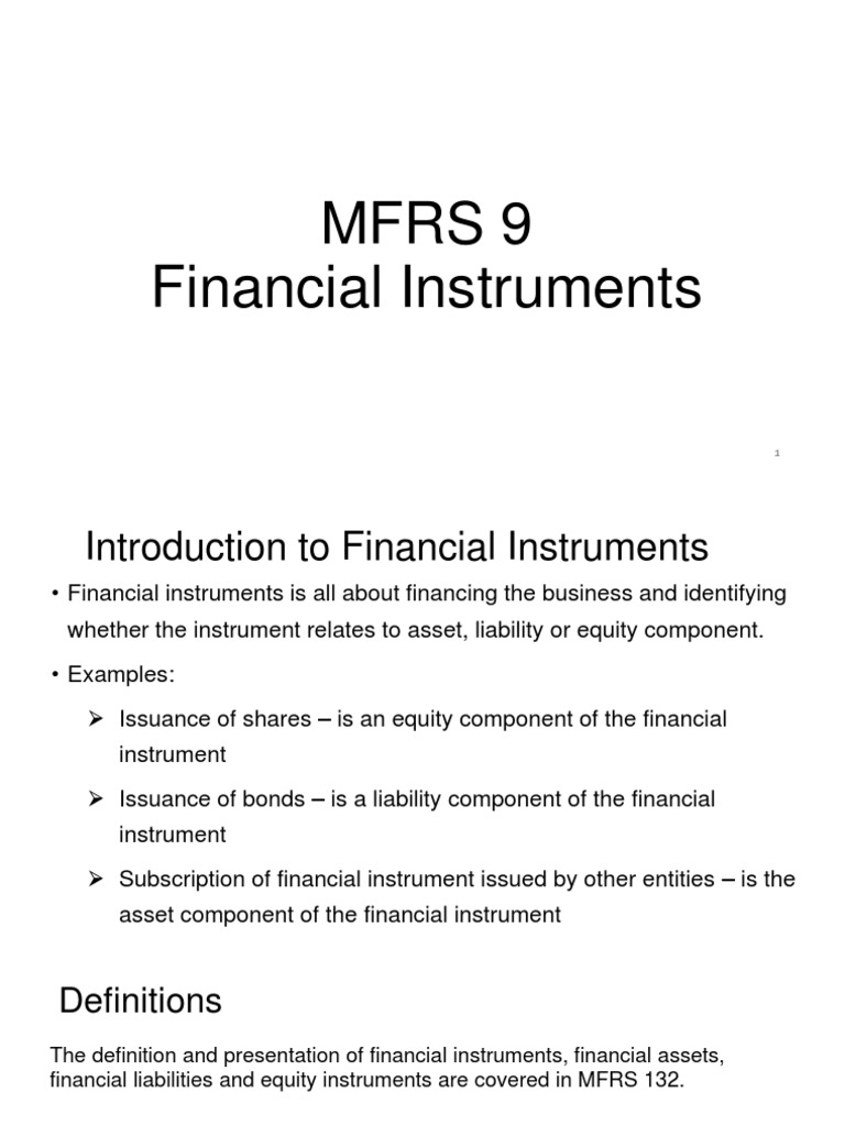 L6a - MFRS 9 Financial Instruments | PDF | Bad Debt | Debits And Credits