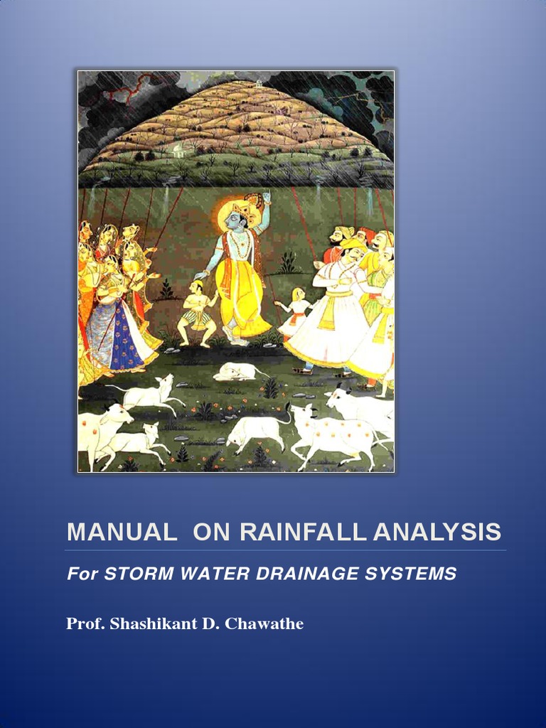 Rainfall Analysis Manual for Drainage | PDF | Logarithm | Surface Runoff