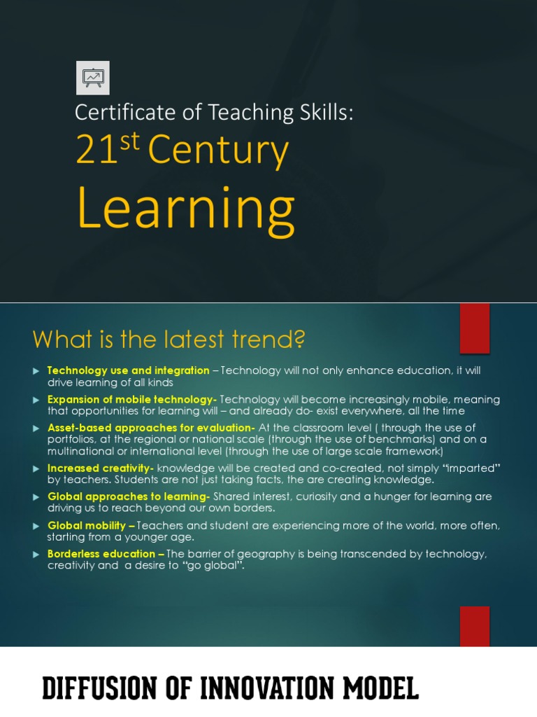 21st Century Learning | PDF | Educational Technology | Massive Open ...
