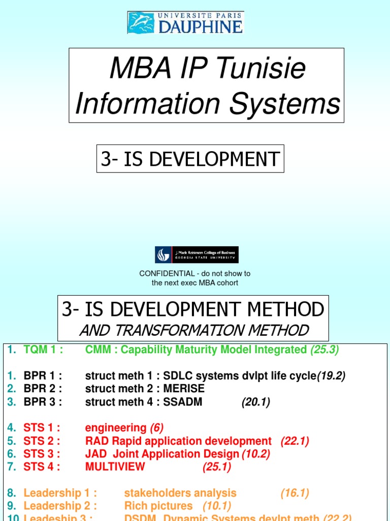 Information Systems Development Methods | PDF | Software Development ...