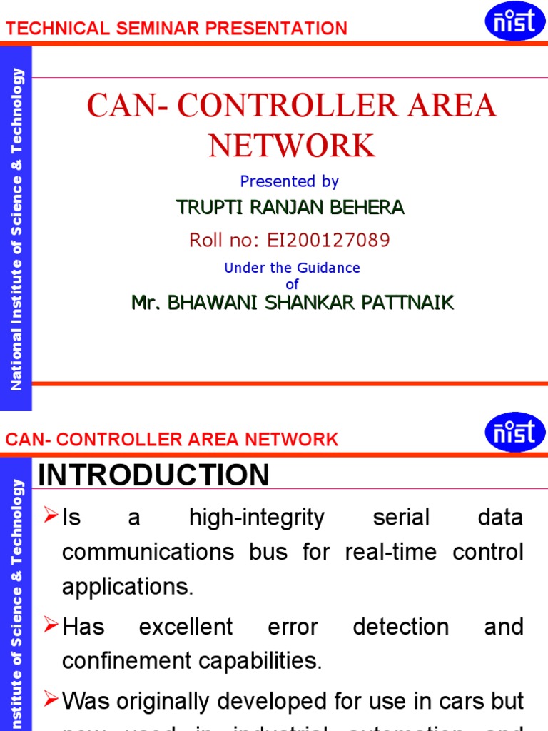 Can-Controller Area Network | PDF | Osi Model | Computer Network