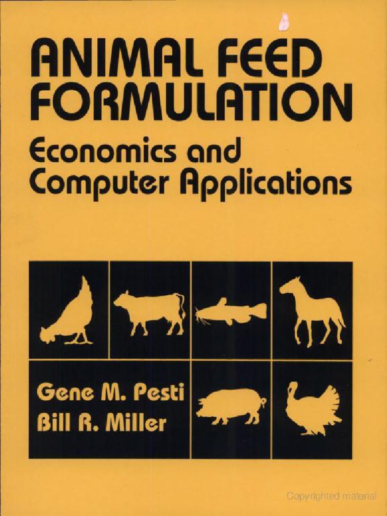 Animal Feed Formulation Economic and Computer Application PDF | PDF ... Animal Feed Formulation Economic and Computer Application PDF | PDF ...