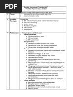 SOP Pemasangan Endotracheal Tube (ETT) | PDF