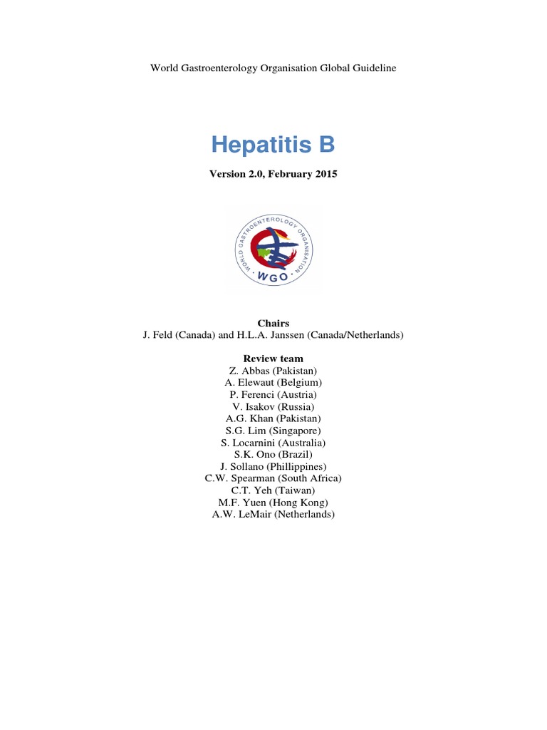 2015 Hepatitis B PDF | PDF | Hepatitis B | Hepatitis