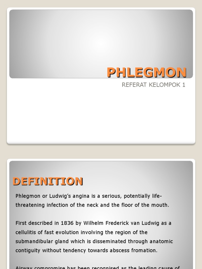 Phlegmon PPT Fix | PDF
