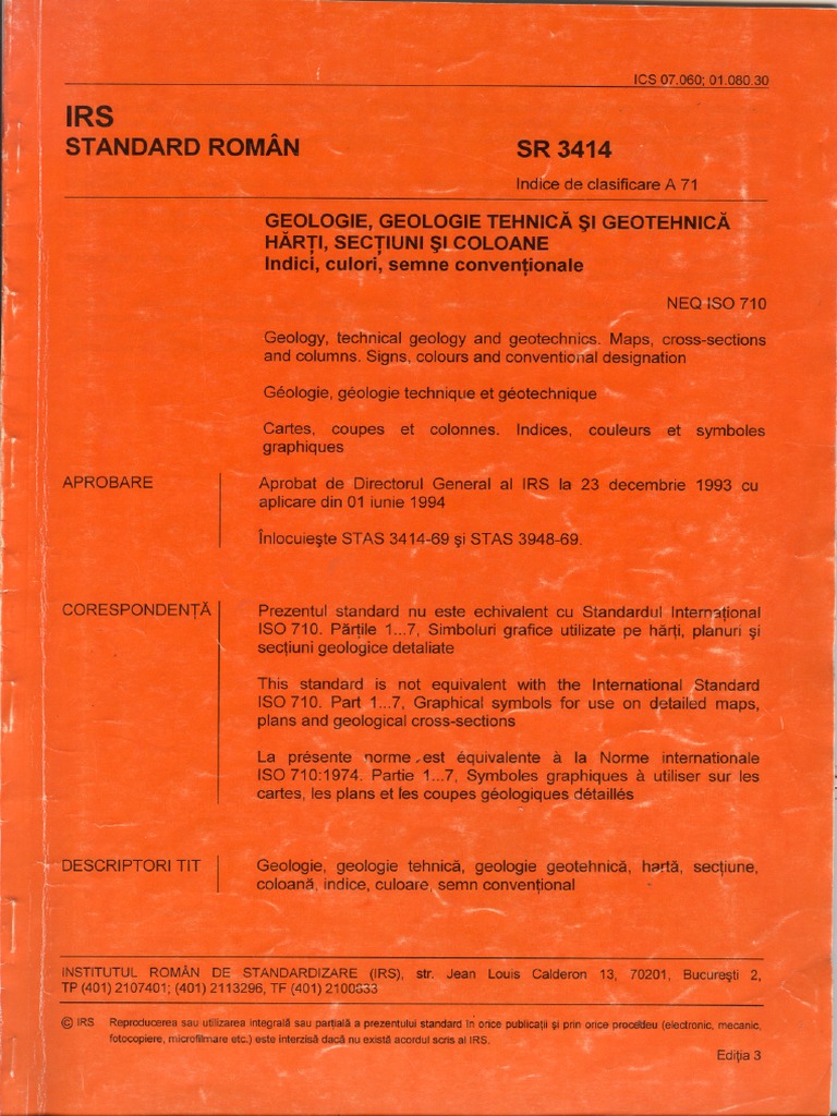 Semne Conventionale 01 Cartografie Geologie | PDF