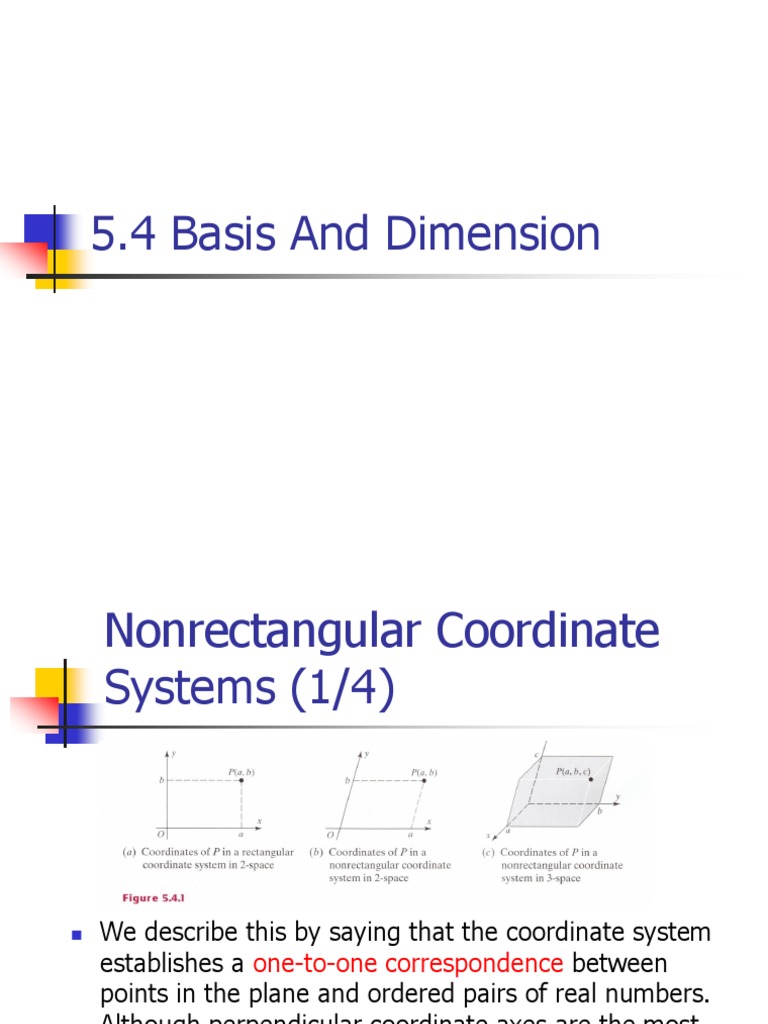 Chapter5 (5 4 5 6) | PDF | System Of Linear Equations | Basis (Linear ...