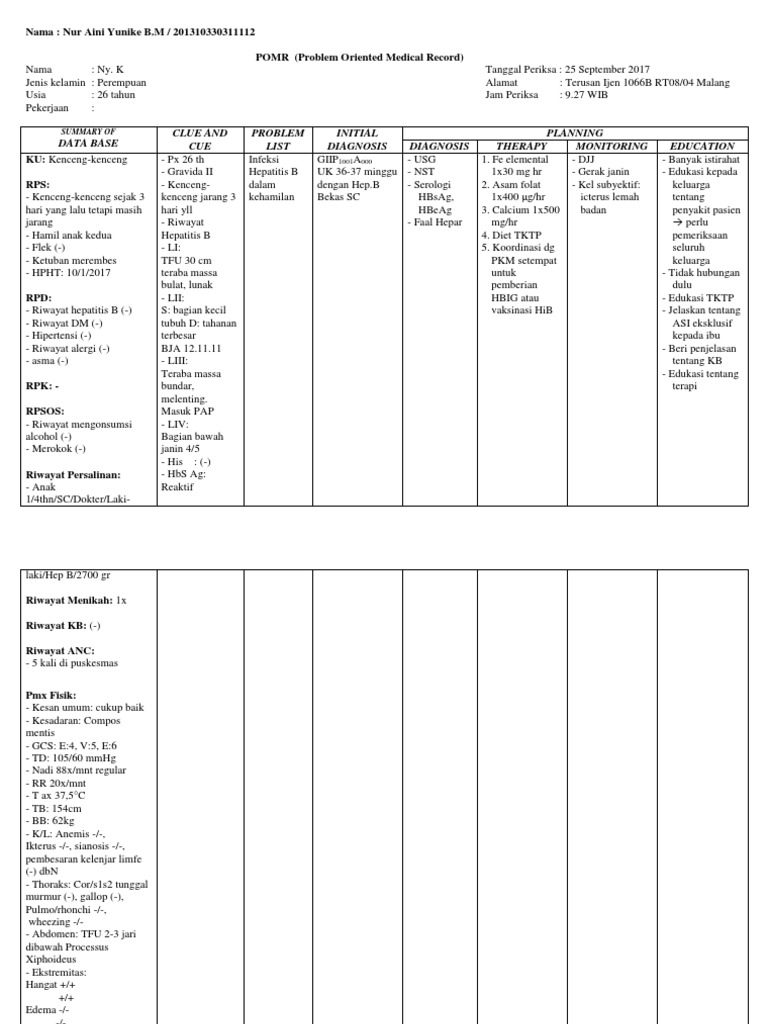 Pomr Obgyn Hepatitis B | PDF