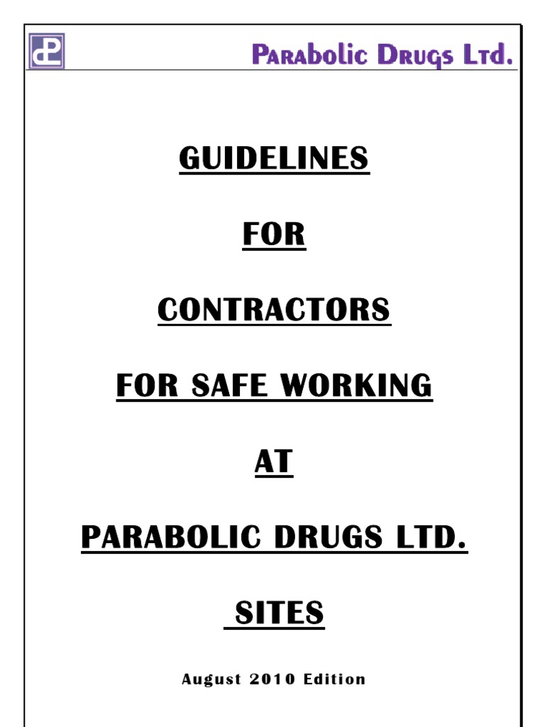 Contractor Safety Guidelines - Bilingual | PDF
