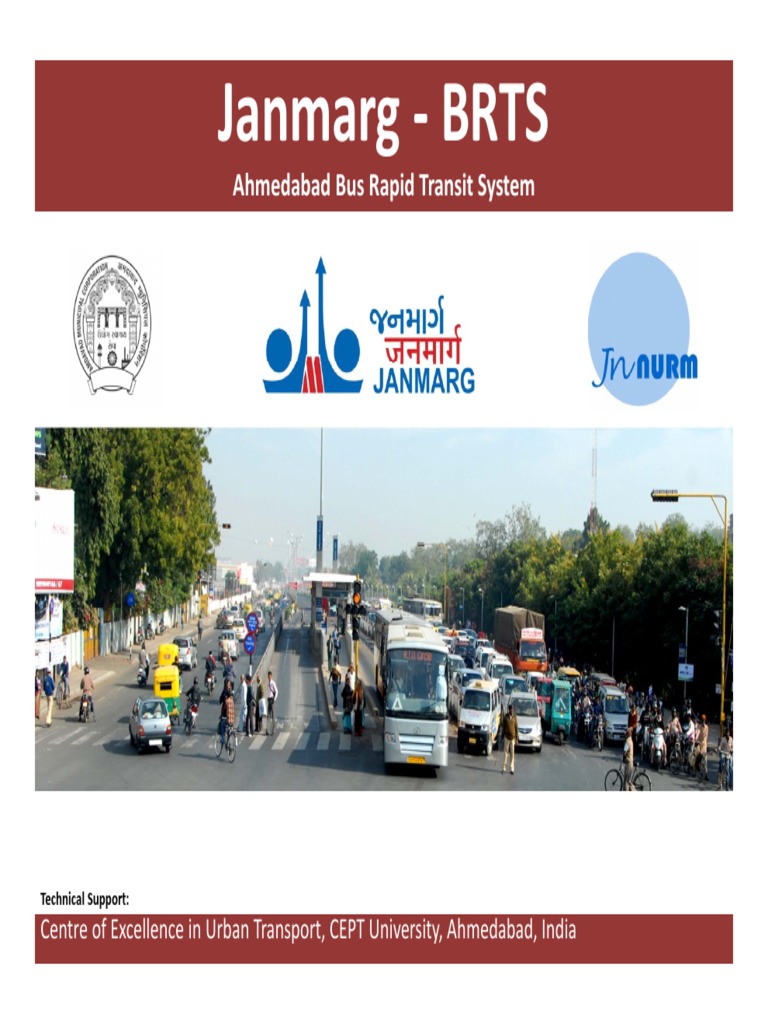 Janmarg BRTS: Ahmedabad Bus Rapid Transit System | PDF | Transport ...