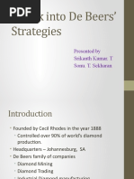 The de Beers Group - Case Study | PDF | Diamond | Monopoly