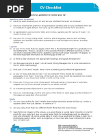 AIM Resume Guidance | PDF | Résumé | Behavior Modification