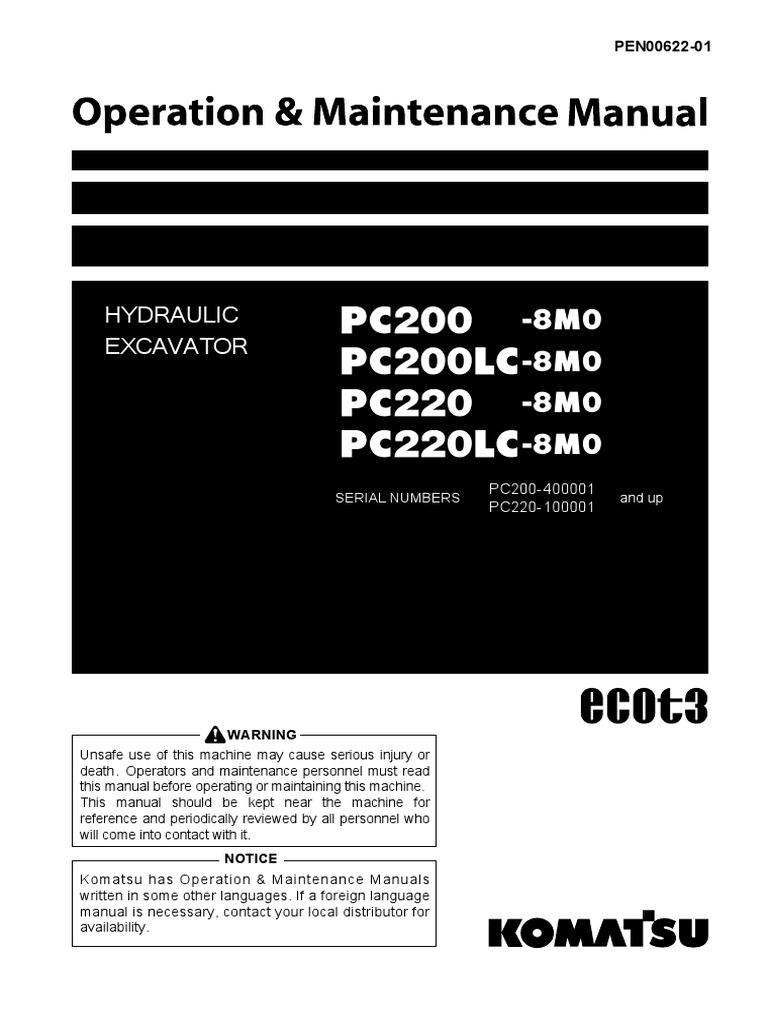 PC200-8M0 Omm | PDF | Fires | Safety