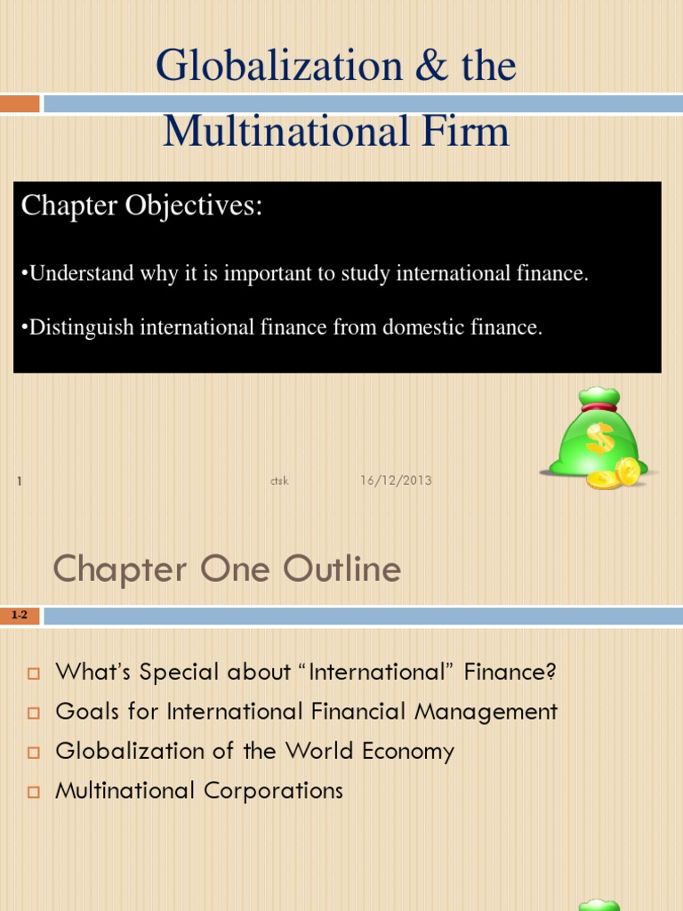 Globalization & The Multinational Firm: Chapter Objectives | PDF | Multinational Corporation | Trade
